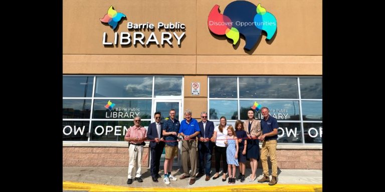 Barrie Public Library celebrating one-year anniversary at Holly location