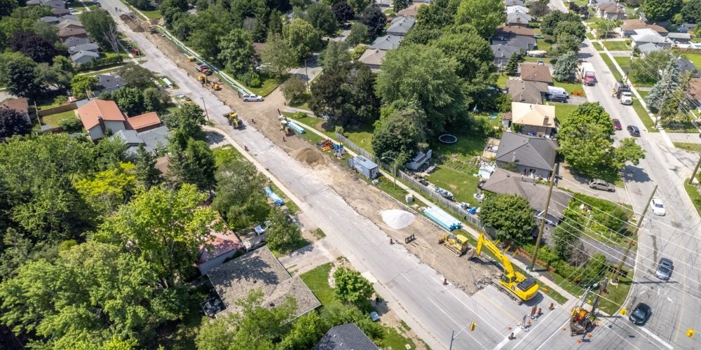 There's lots of road construction in Barrie, in case you haven't ...