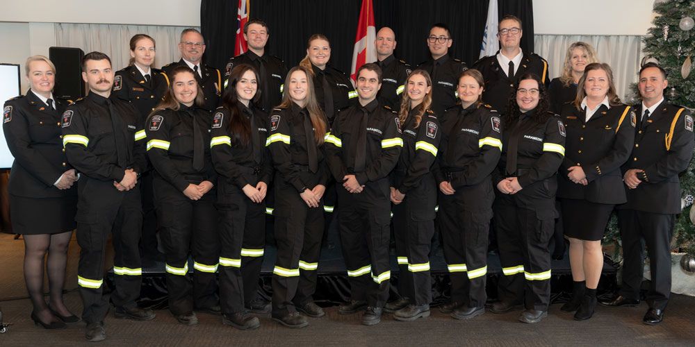 County of Simcoe Paramedic Services honours staff at ceremony