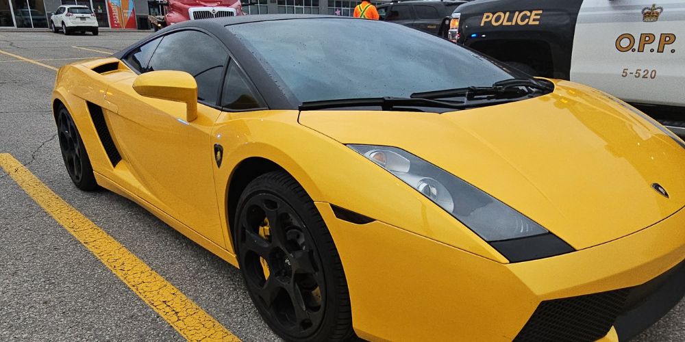Stunt driving and other charges for Lamborghini driver from Barrie