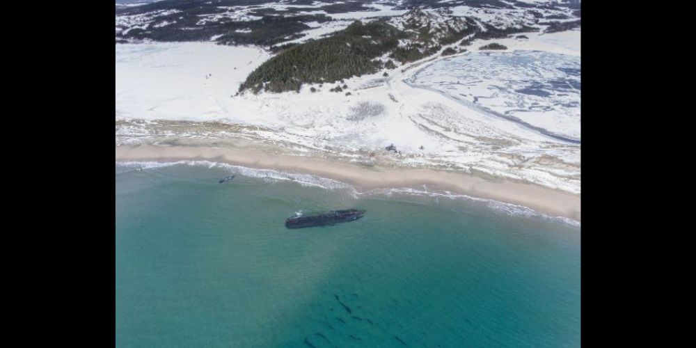 A ghostly shipwreck has emerged in Newfoundland, and residents want to ...
