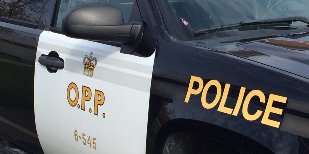Two-vehicle crash involving OPP cruiser in Midland