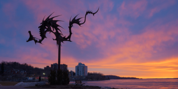 Enjoy the weather and take a tour of Barrie's public art installations ...