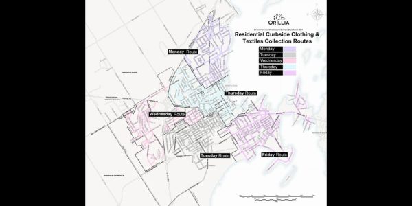 Orillia launching new clothing and textile curbside collection this May