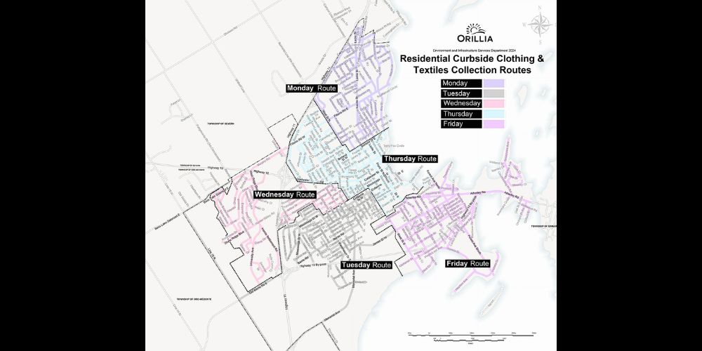 Orillia launching new clothing and textile curbside collection this May