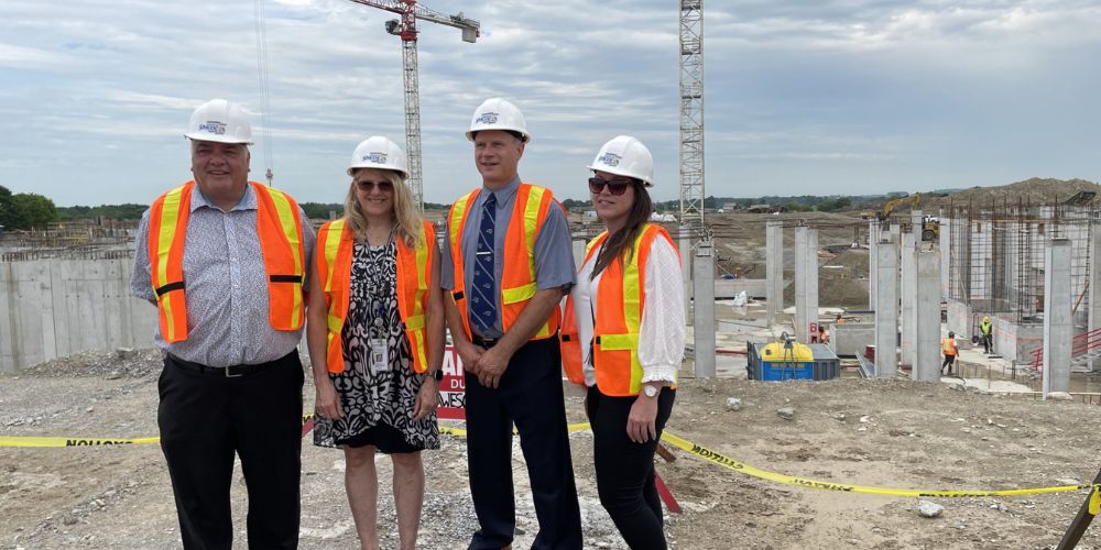 County showcases construction progress at Simcoe Village Campus in Beeton