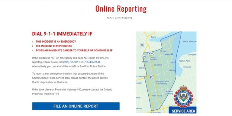 New online reporting system for minor incidents: SSP