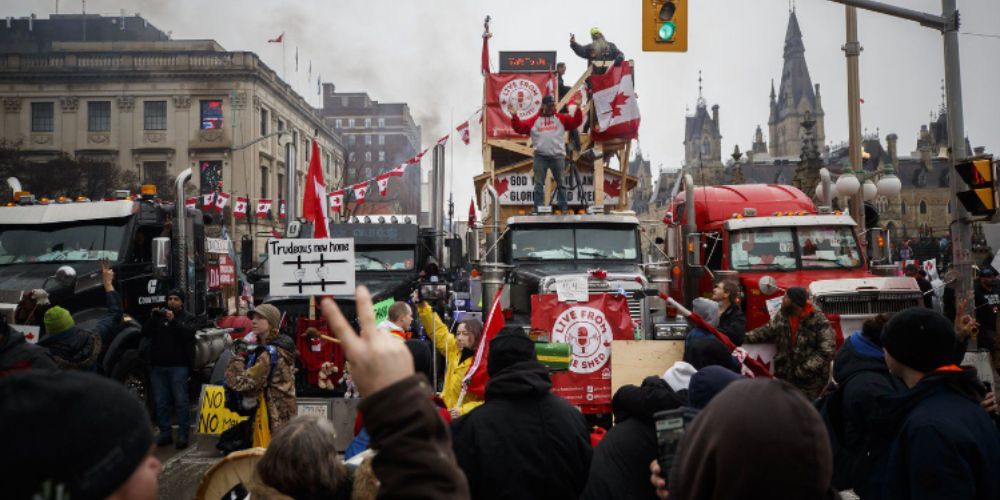 'Freedom Convoy' protesters voted The Canadian Press Newsmaker of the Year