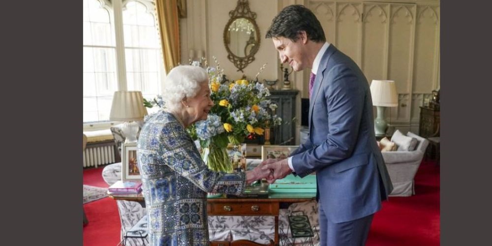 Prime Minister Justin Trudeau speaks of Queen's 'affection for ...