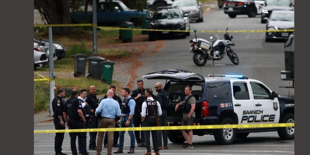 Two suspects dead, six officers injured in B.C. bank shooting | Barrie 360