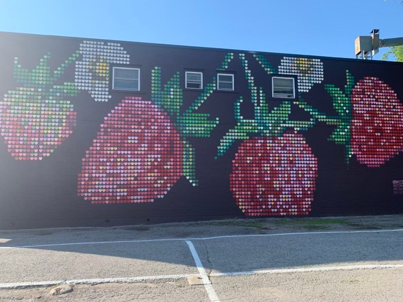 Strawberry mural in downtown Barrie has symbolism to the artist and ...