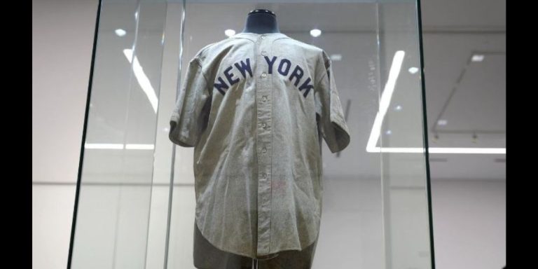 Babe Ruth's 'called shot' jersey sells at auction for over $24 million
