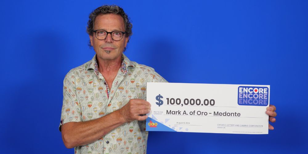 Oro-Medonte man turns $1 into $100,000 with Encore win