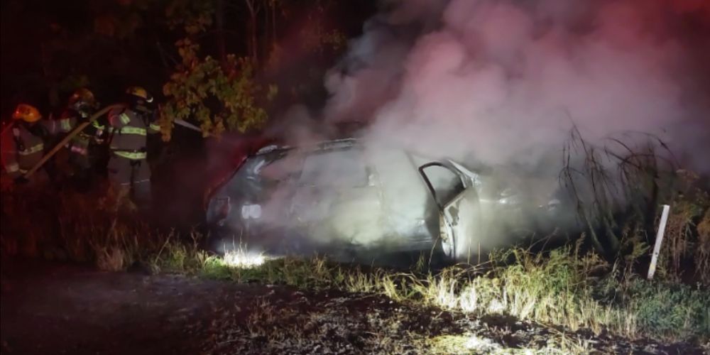 Vehicle crashes, catches fire in Muskoka, driver charged
