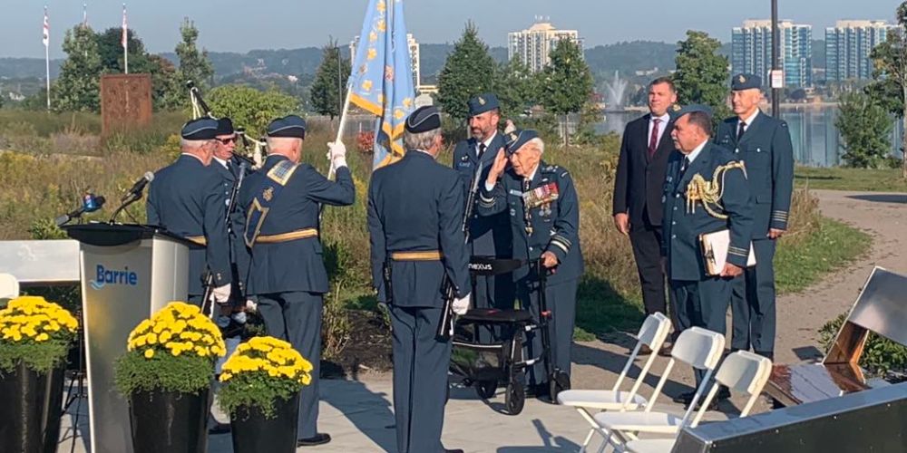 Roundel in Barrie's Military Heritage Park renamed in honour of Major ...