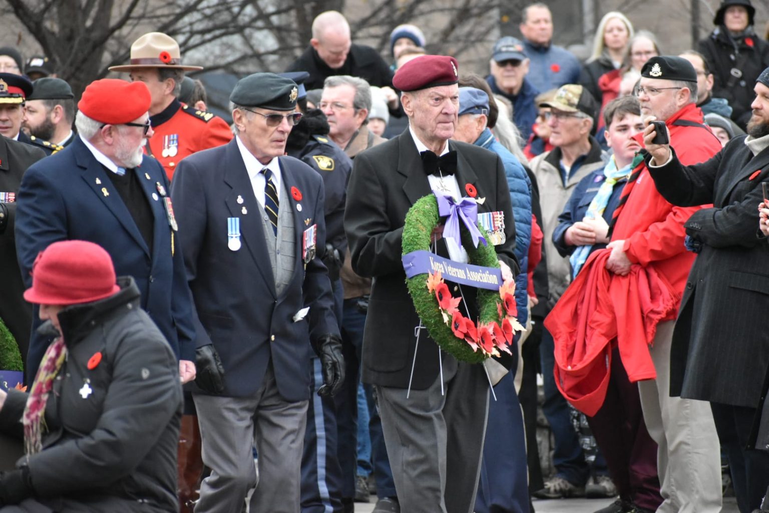 (Photo Gallery) Barrie's Remembrance Day parade and ceremony