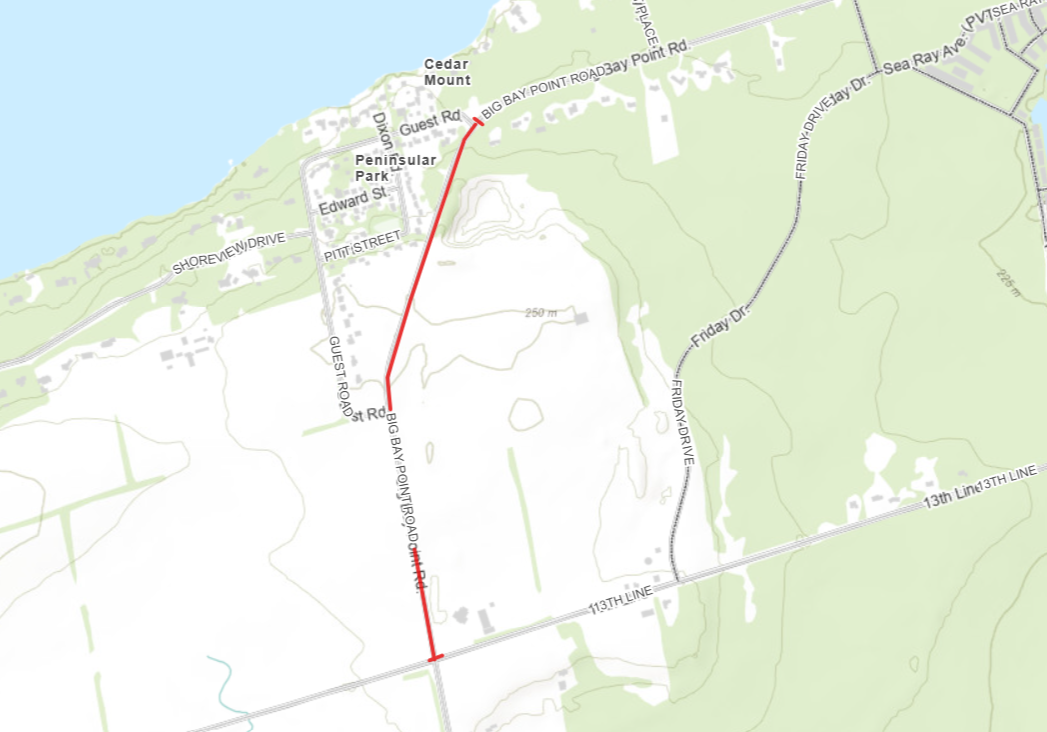 Numerous road closures in Springwater