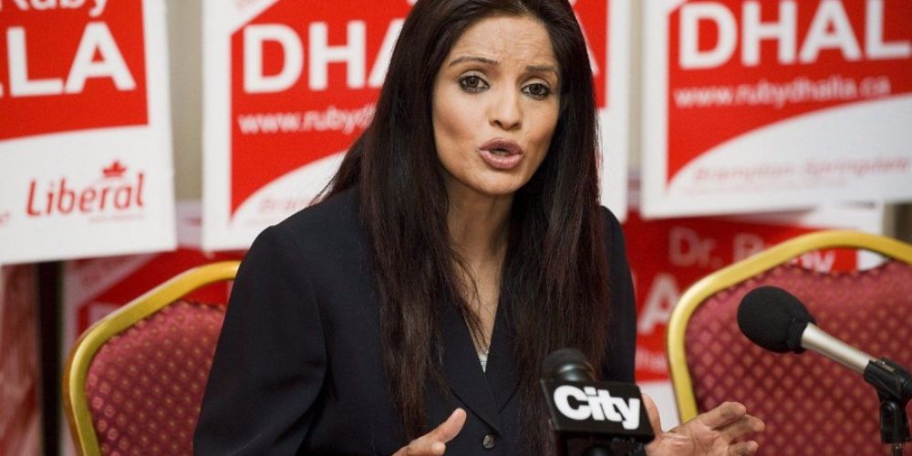 Liberal party kicks Ruby Dhalla out of leadership race