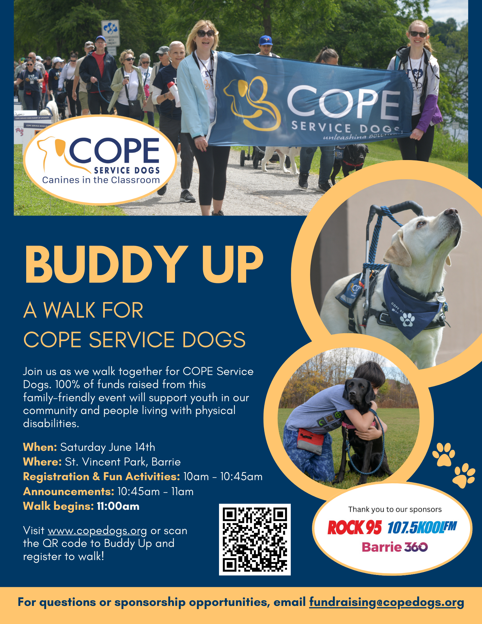 Buddy Up: A Walk For COPE Service Dogs | Barrie 360