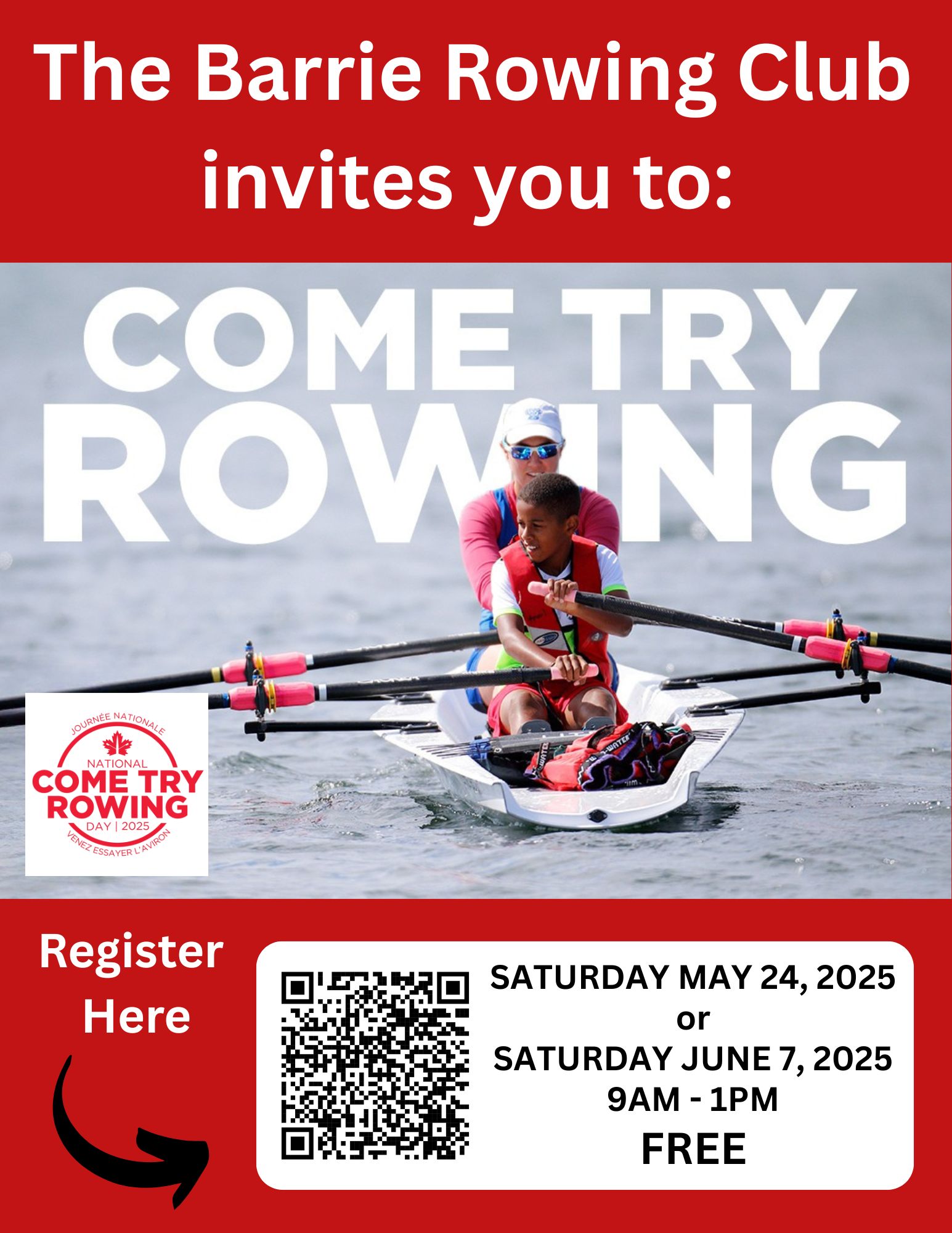 National Come Try Rowing Day and Open House | Barrie 360