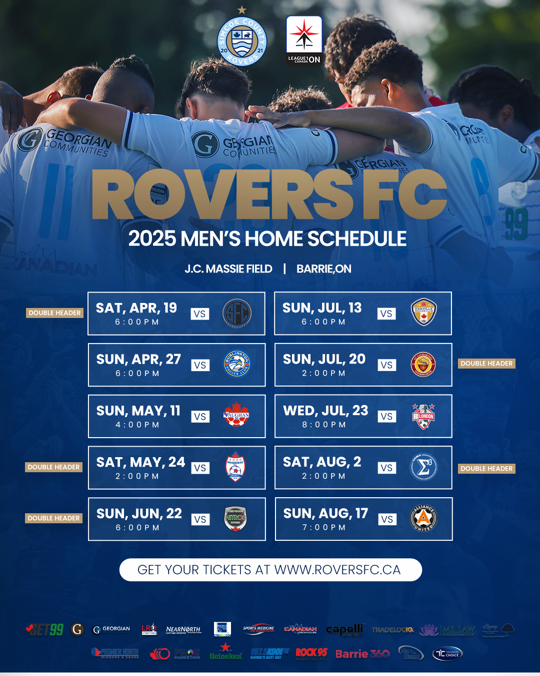 Simcoe County Rovers Mens FC vs. Oakville SC | Barrie 360