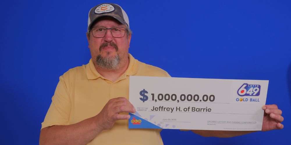 Barrie resident claims $1 million OLG lottery prize