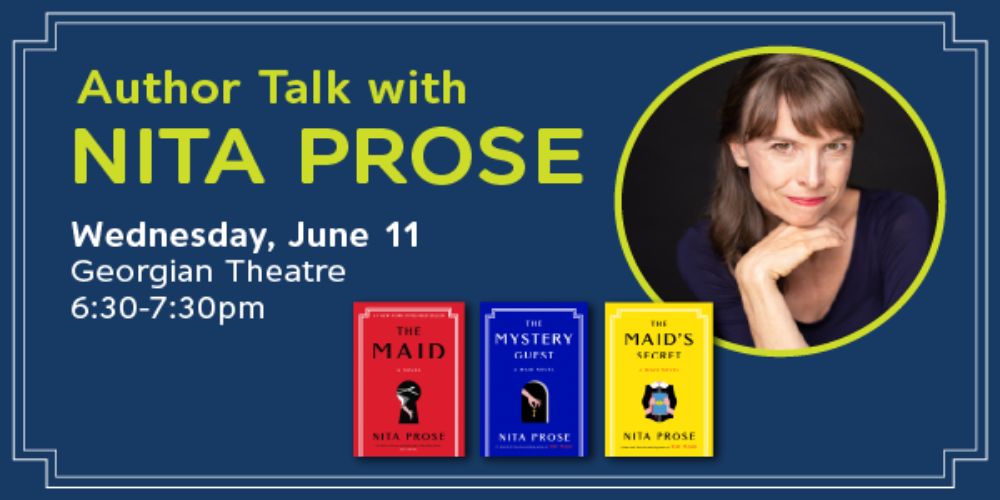 Nita Prose, author of The Maid, is coming to Barrie