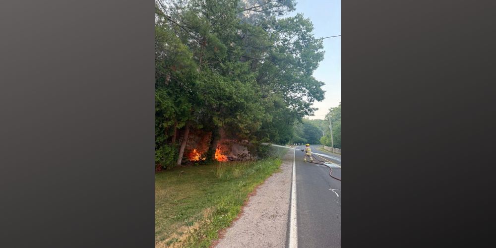 Arson investigation in Shanty Bay