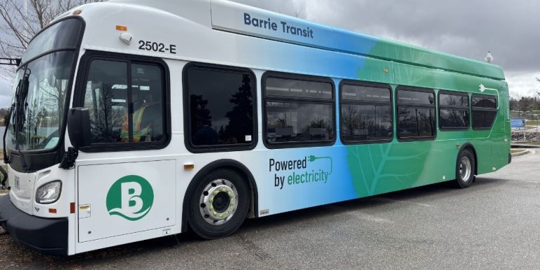 Is it a good fit? City of Barrie testing two electric buses as part of ...