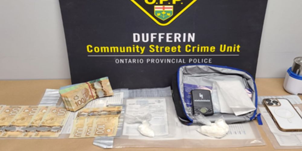 Alliston resident among two charged in Dufferin OPP drug bust