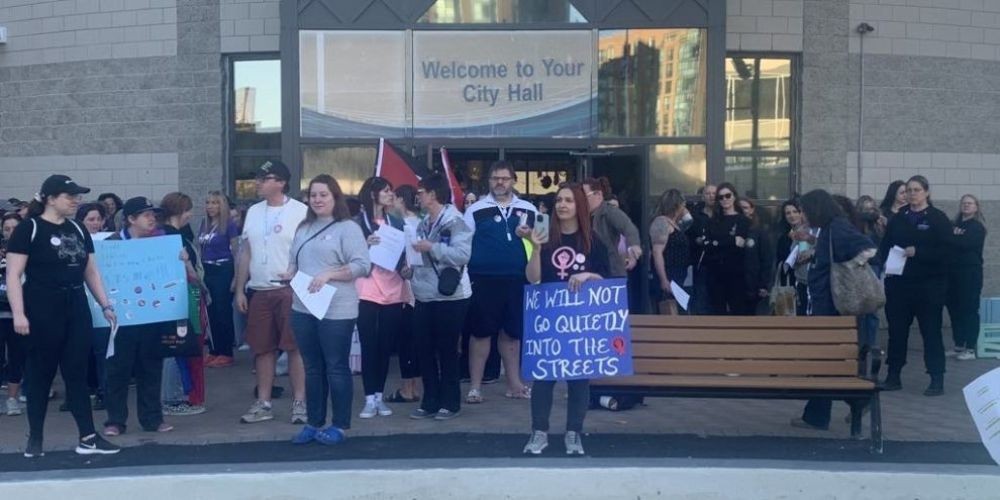 Take Back the Night rally and march in Barrie