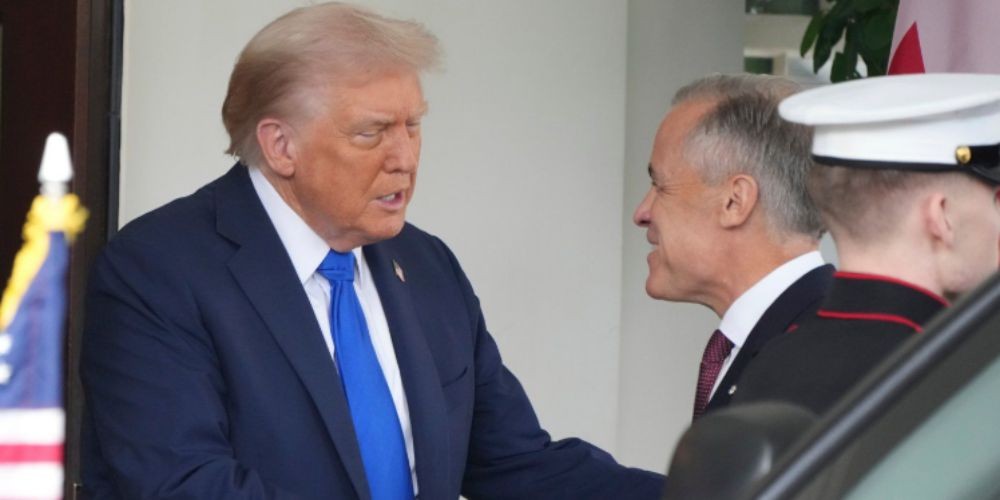 Trump says trade talks will make Carney 'very happy' but sticks to ...