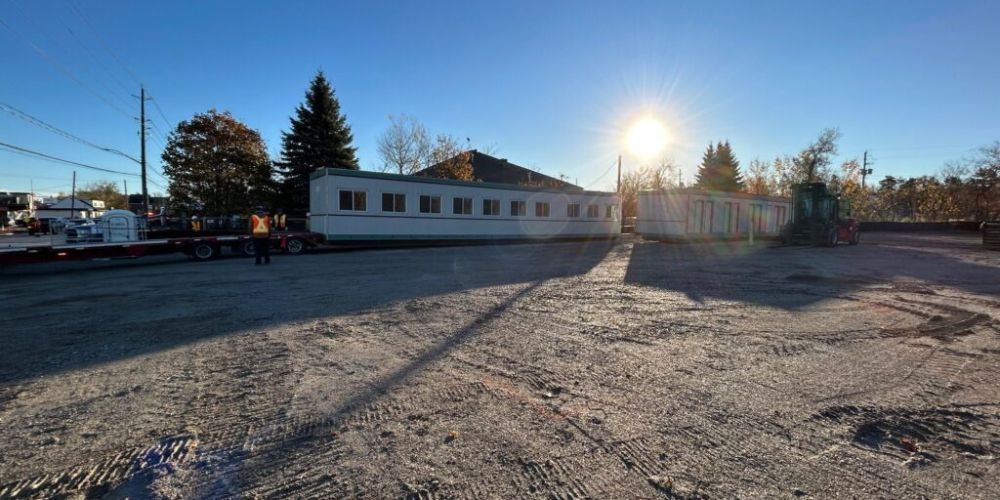 Work rapidly continuing in Barrie on County of Simcoe's largest modular ...