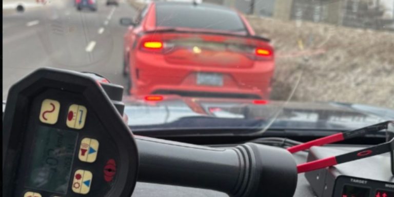 Police lay stunt driving charge after car clocked going 102 km/h on ...